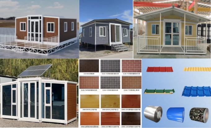 Luxury Tiny Prefab Modular Container House Expandable Office 20ft 40ft