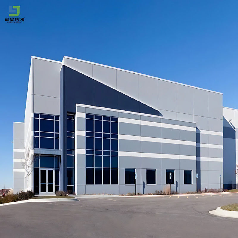 Multi Storey Prefab Modular Buildings Fireproof Steel Corrugated Color ...