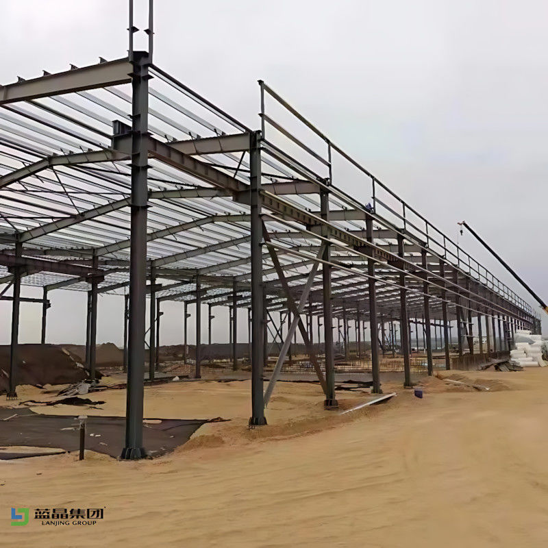 CE Garage Workshop Buildings Rock Wool Panel Portal Frame Structure