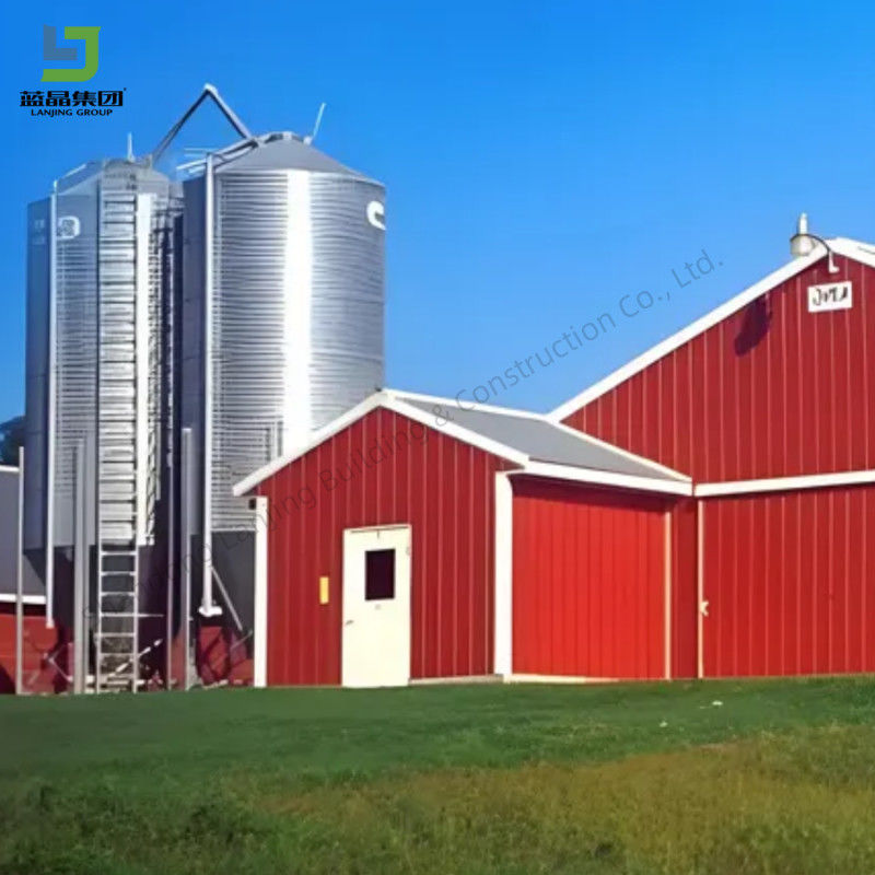 China Low Cost Steel Structure Commercial Steel Egg Layer Chicken House ...