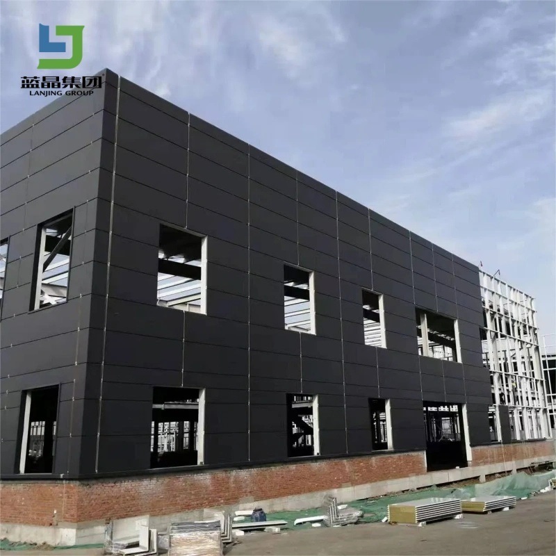 Large Span Safety High Rise Prefab Storage Steel Structure Frame Truss ...