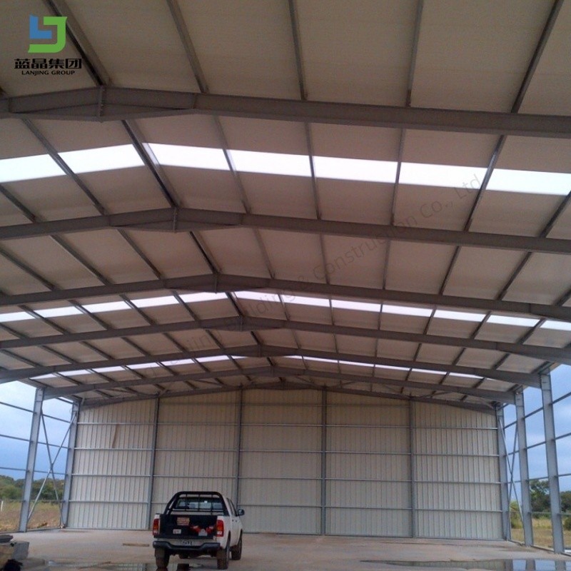 Prefabricated Custom Structural Steel Metal Shed Construction Steel ...